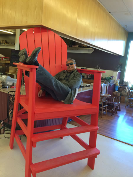 joey big red chair - The Adventures of Accordion Guy in the 21st Century