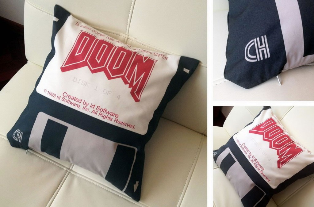 DOOM floppy disk throw pillows! - The Adventures of Accordion Guy in ...