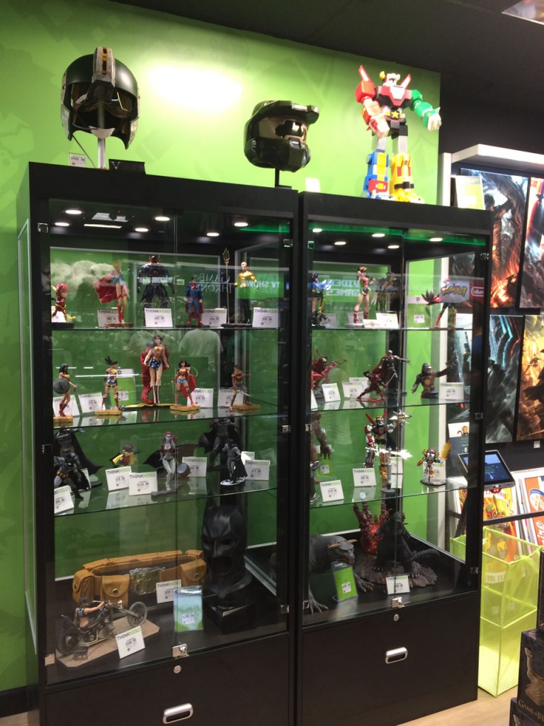 44 thinkgeek store - figurine wall - The Adventures of Accordion Guy in ...
