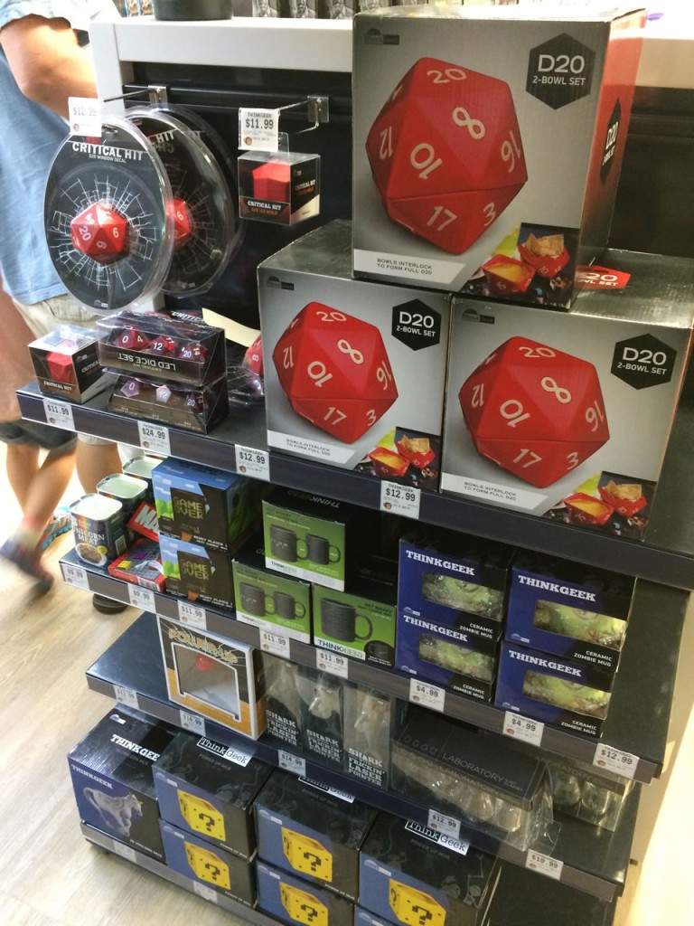 69 thinkgeek store - shelf near front - The Adventures of Accordion Guy ...