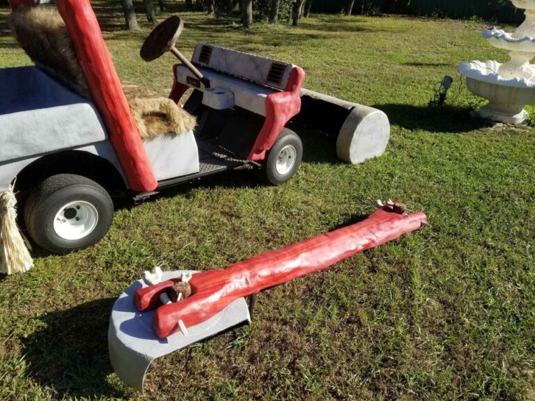 Florida deal of the day: A one-of-a-kind custom “Flintstones” golf cart ...