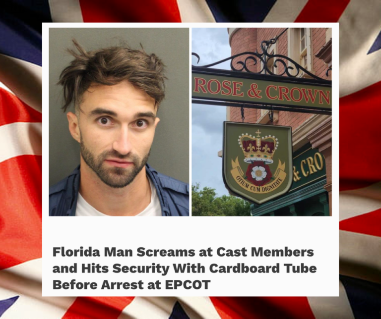 Florida man unintentionally adds authenticity to Disney World English ...